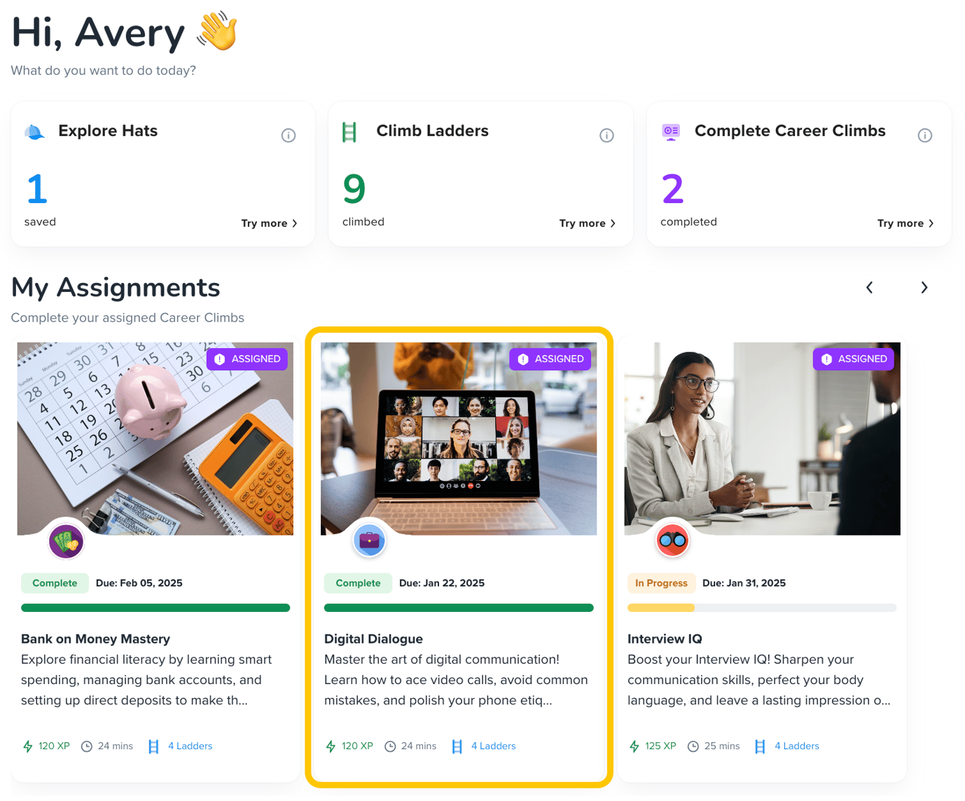 Complete Assignments